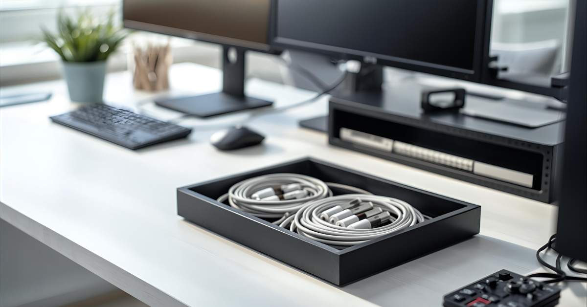 Home Office Cable Management Solutions for Cleaner Setup - Office ...